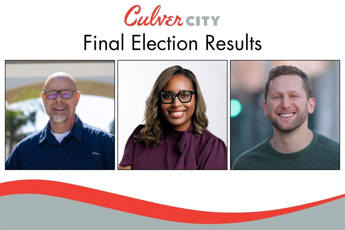 Culver City Elects Three City Council Members - City of Culver City